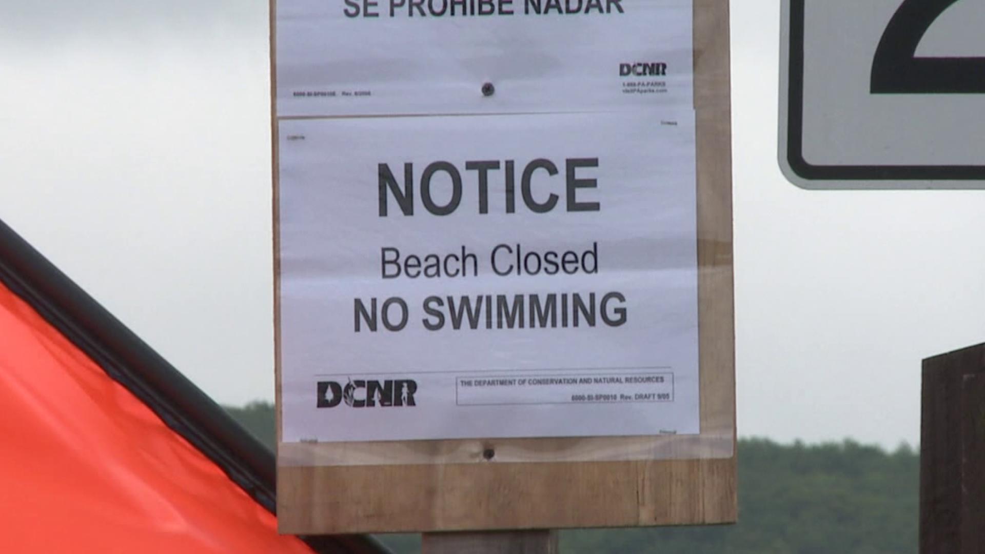 Tuscarora State Park Beach closed for resampling | wnep.com