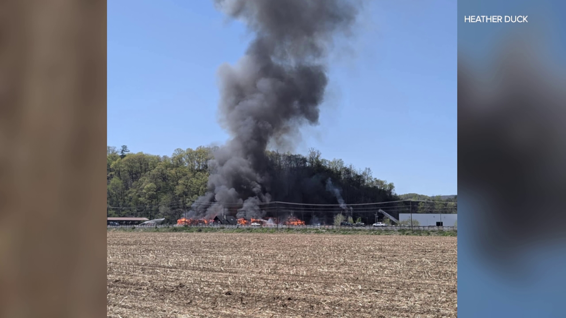 Multiple fire departments called to large fire in Dunnstable Twp ...