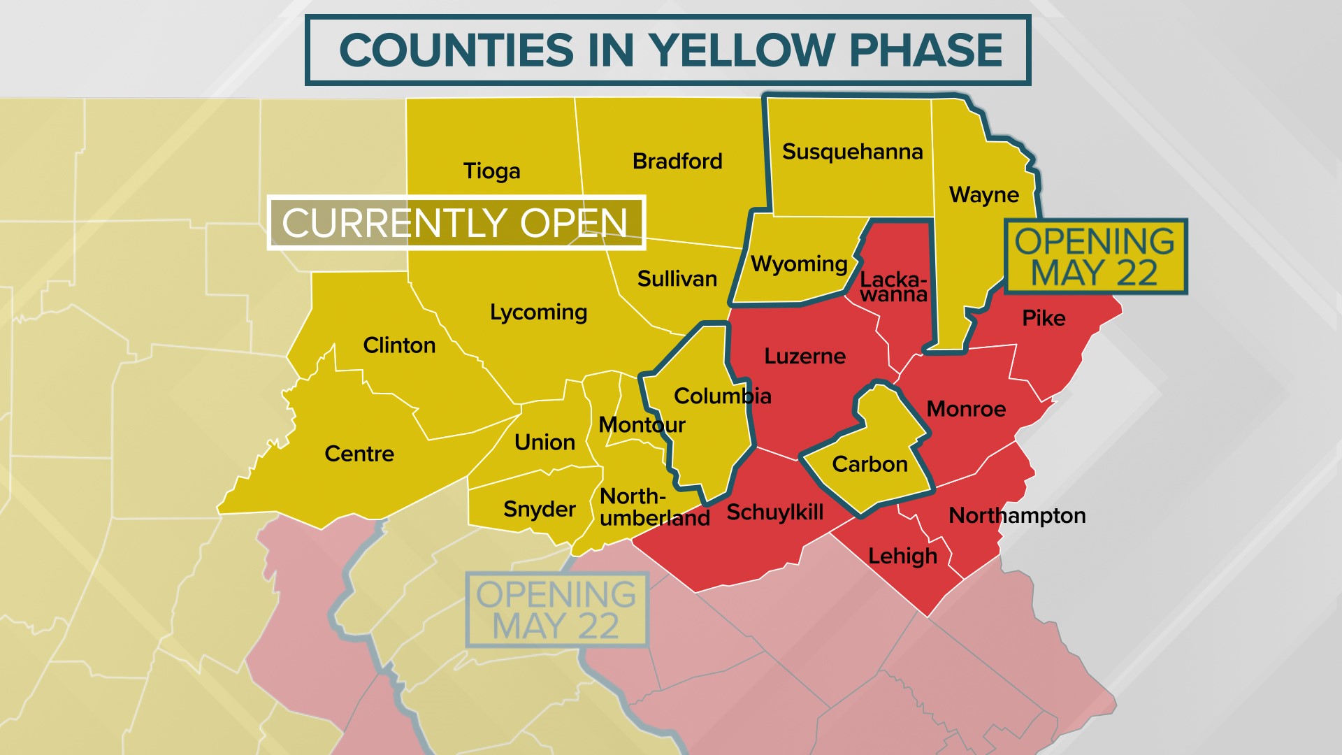 Gov. Wolf easing restrictions on more counties | wnep.com