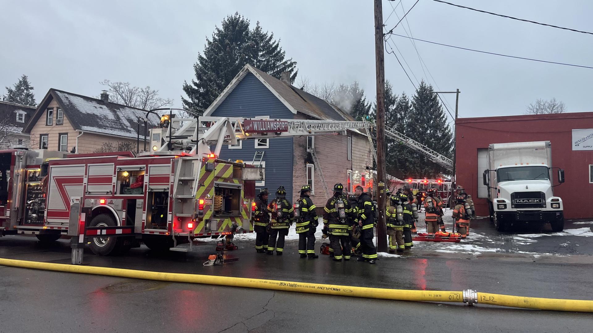 Crews battle fire in Williamsport | wnep.com