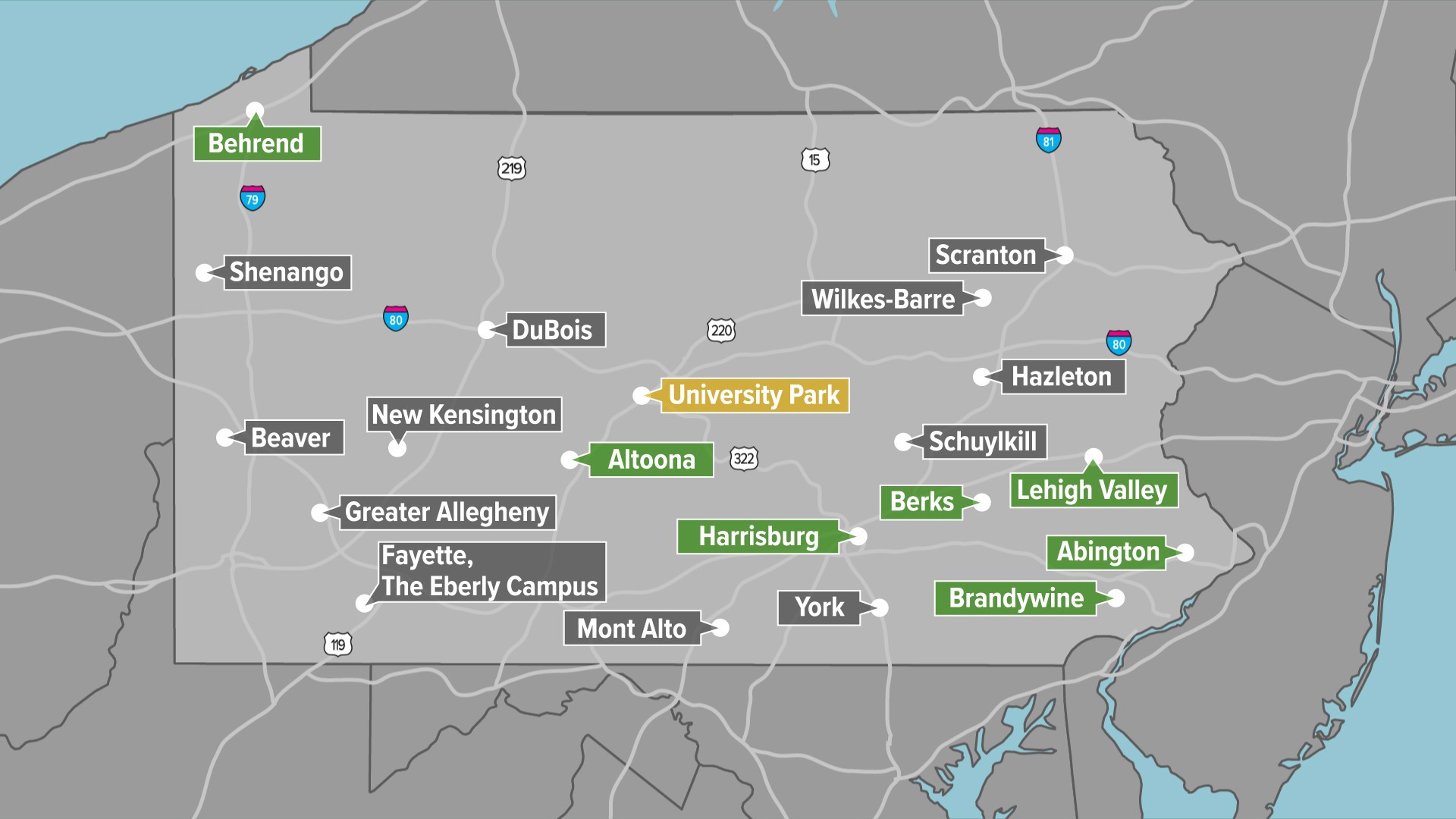 Fate of 12 Penn State branch campuses uncertain as university considers ...