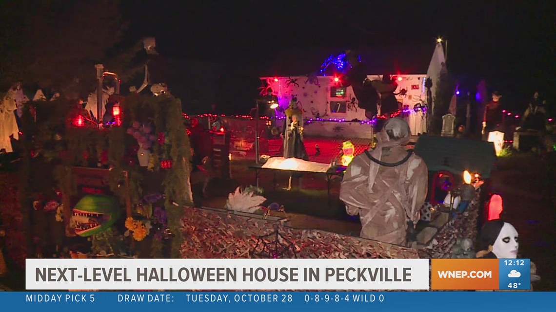 Peckville's Halloween House offers free spooky fun for families this ...
