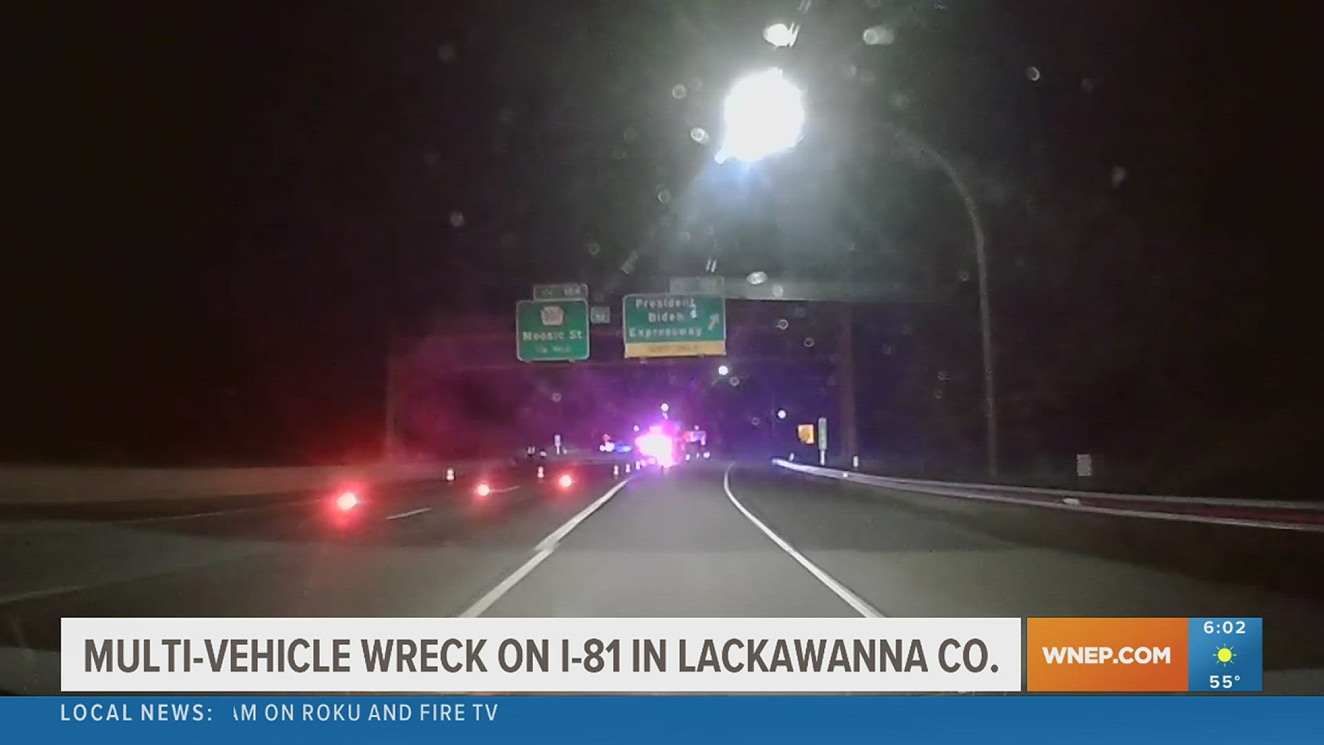 I-81 South reopens in Lackawanna County following crash | wnep.com