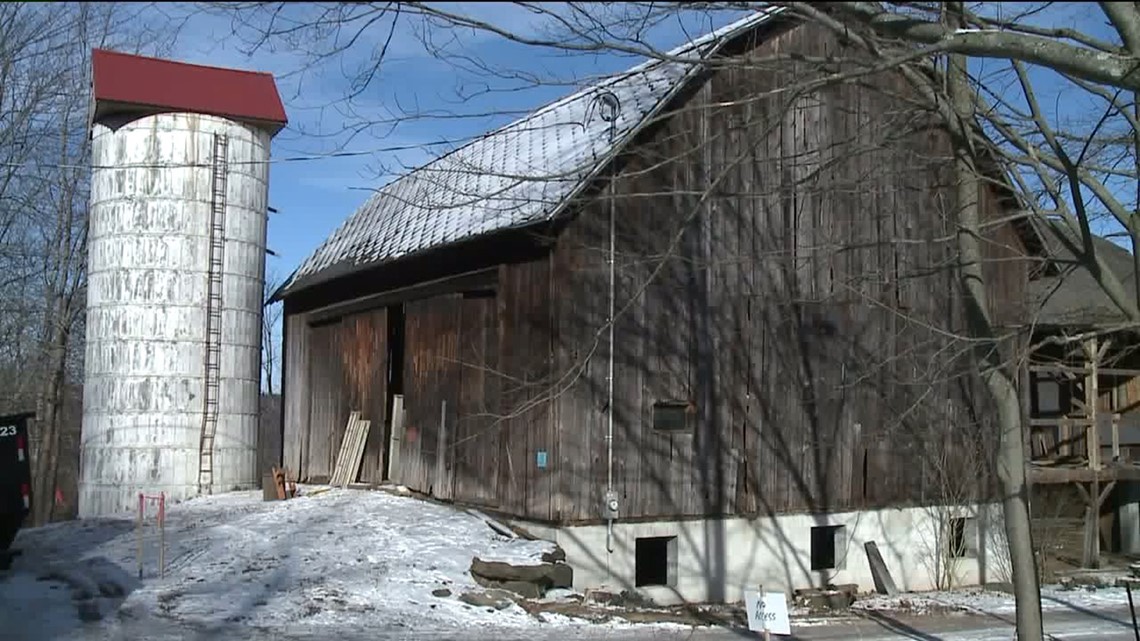 Chestnut Wood From Barn Gets New Life At Hillside Farms | wnep.com