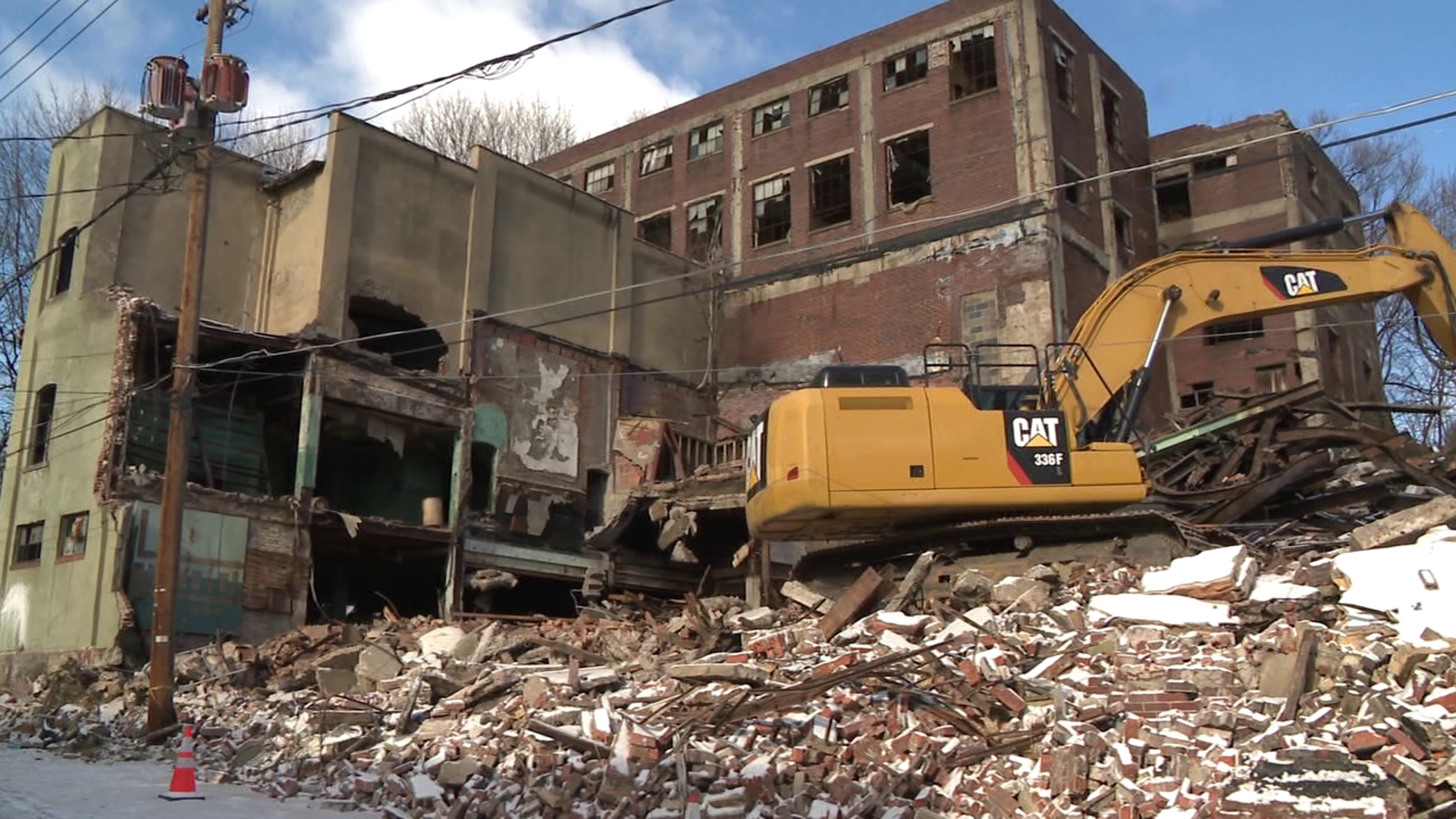 Demolition begins on former Martin Shirt Company building in Shenandoah ...