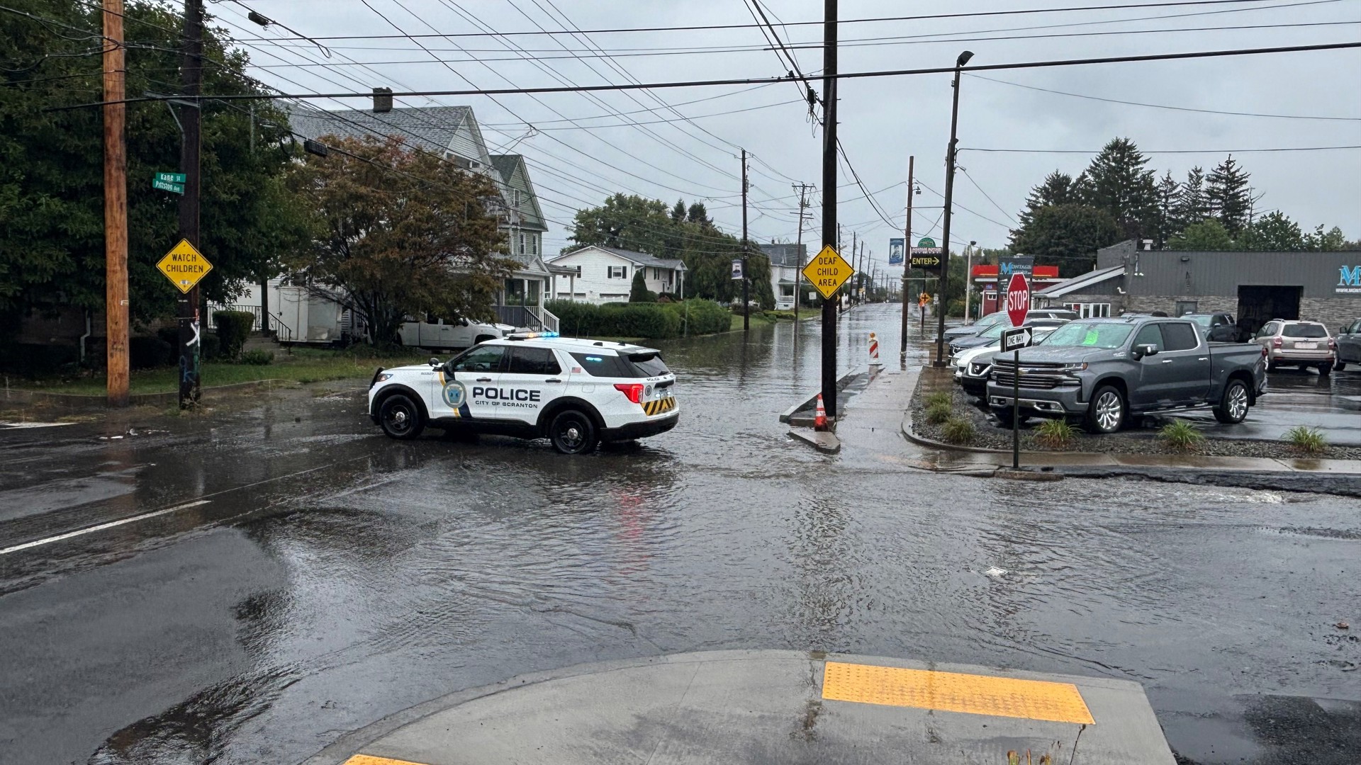 Heavy rain floods Pittston Avenue in Scranton | wnep.com
