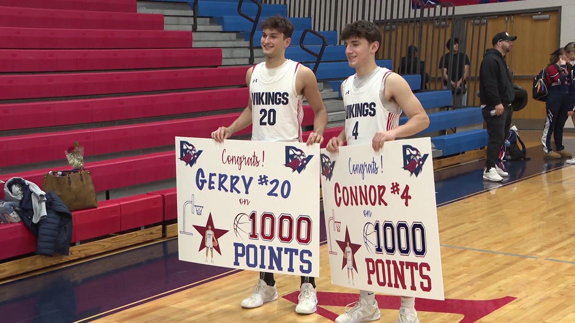 Two Riverside varsity basketball players scored their 1000th point in ...