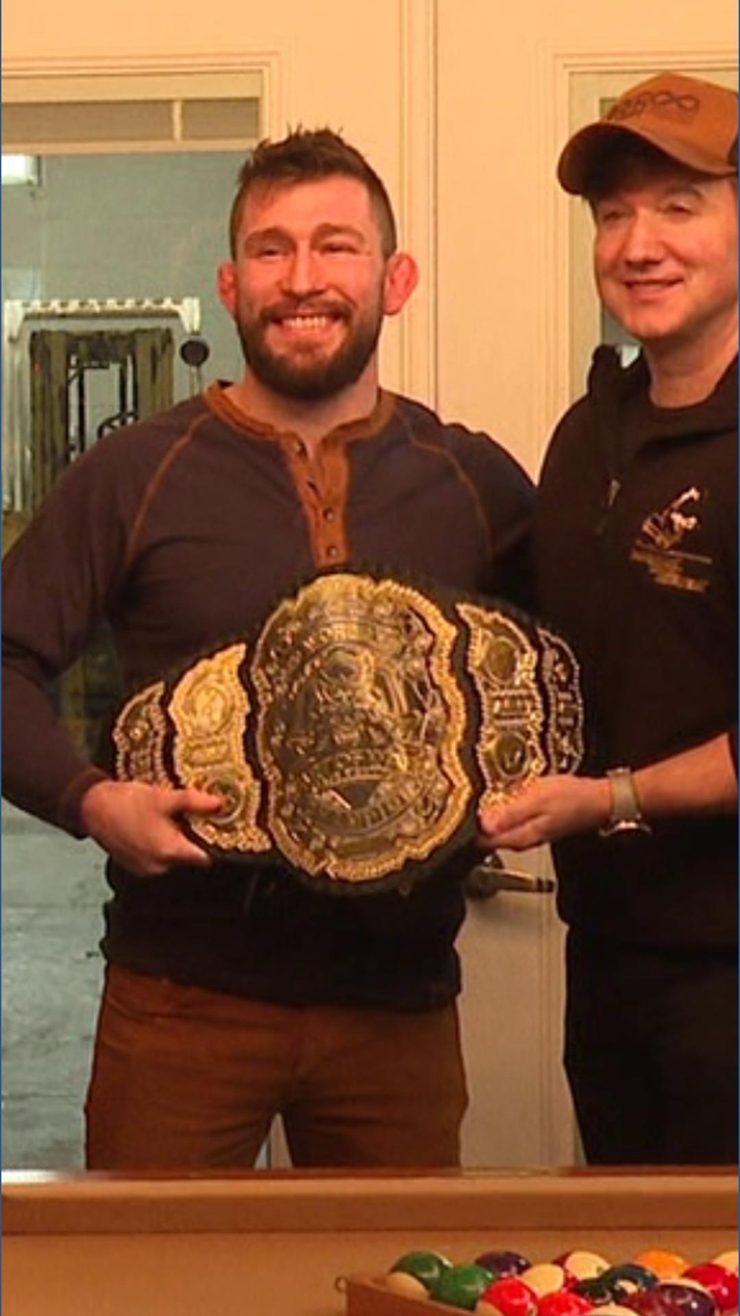 MMA champion Aaron Kennedy celebrates title defense with hometown ...