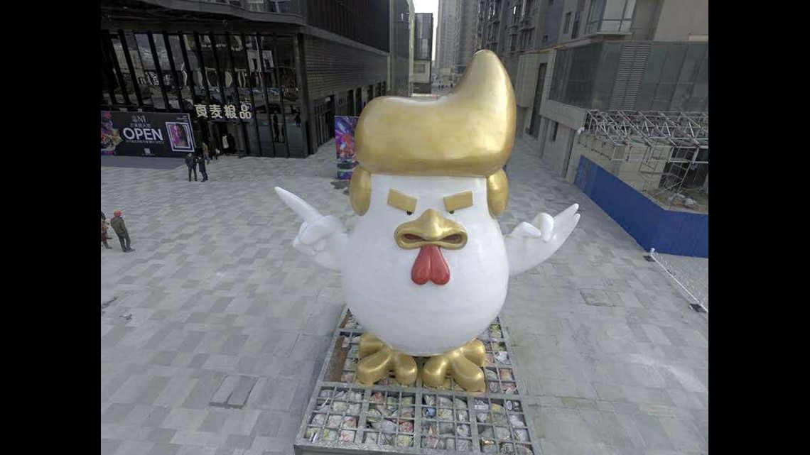 Donald Trump Rooster Statue Takes China By Storm | wnep.com