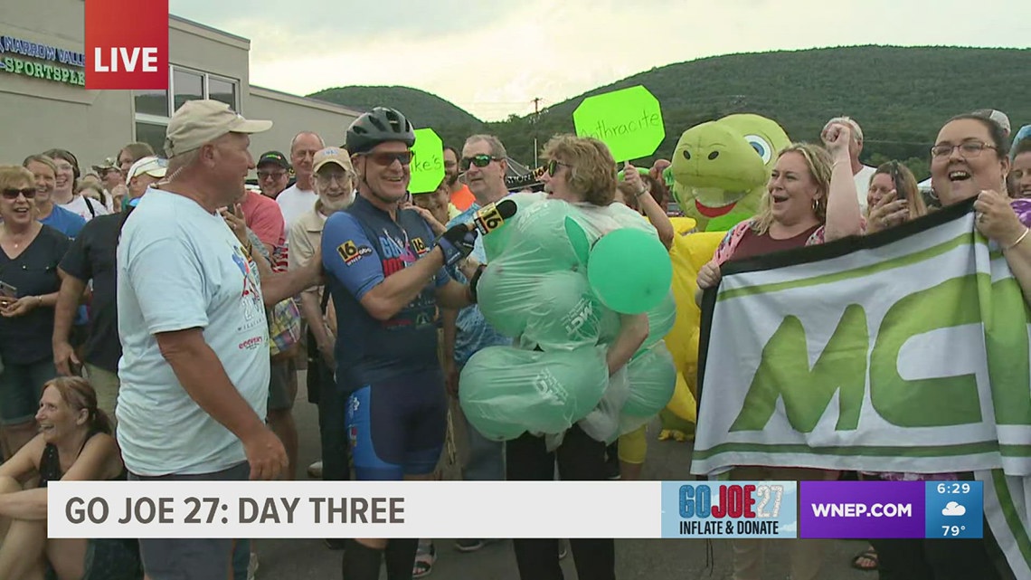 Celebrating Joe's arrival in Nesquehoning during Go Joe 27 | Day 3 ...