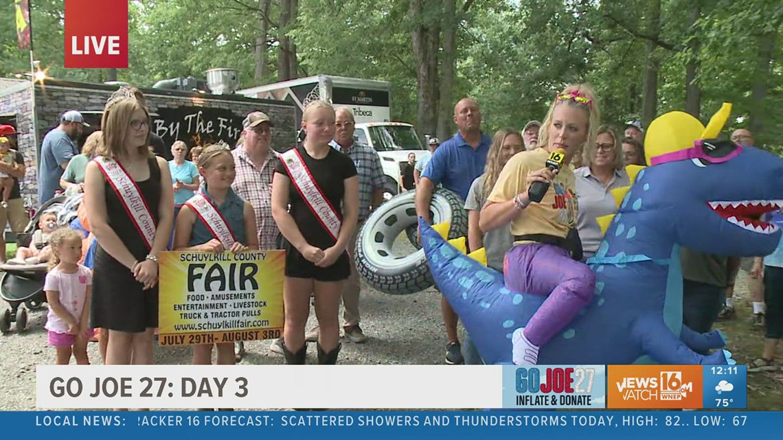 Waiting for Joe in Cressona during Day 3 of Go Joe 27 | wnep.com