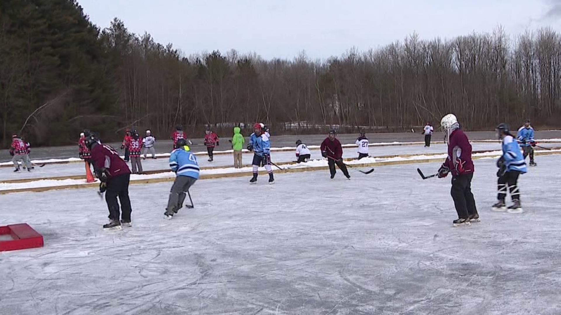 Hockey at annual Wally Ice Fest | wnep.com