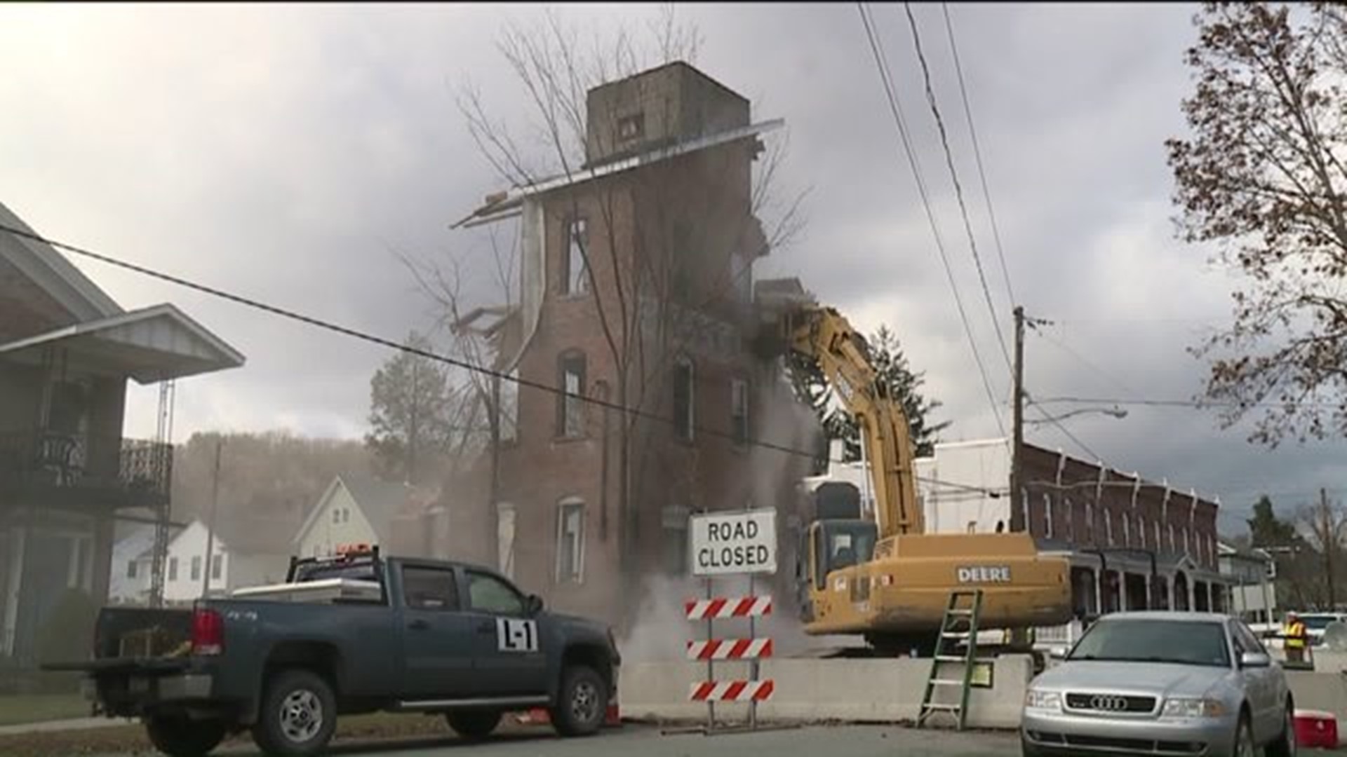 Former Shoe Factory in Honesdale Demolished | wnep.com