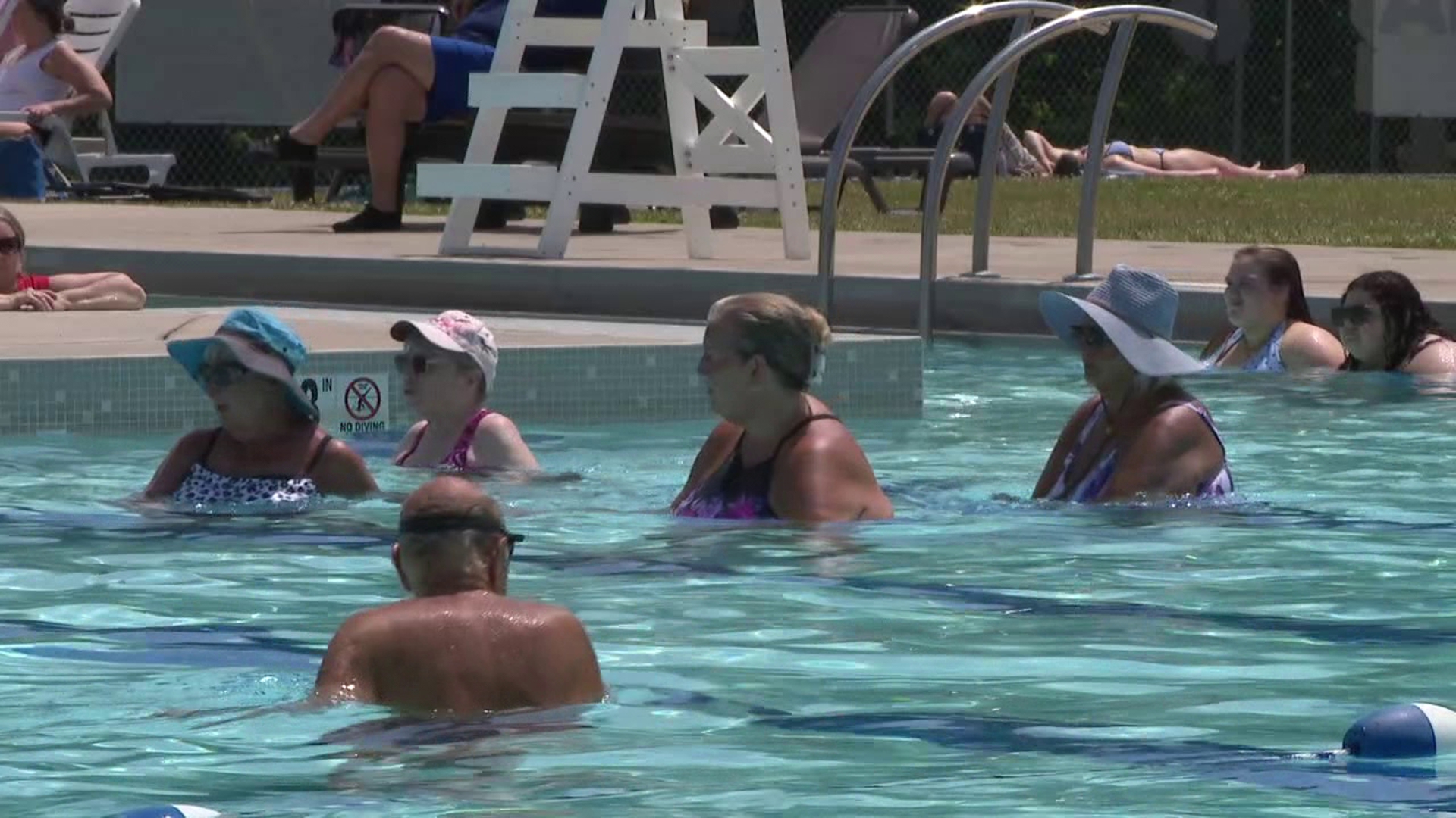 Cooling off at the community pool in Bloomsburg | wnep.com