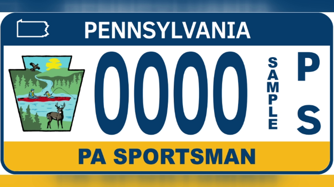 New Pennsylvania sportsman license plate released | wnep.com