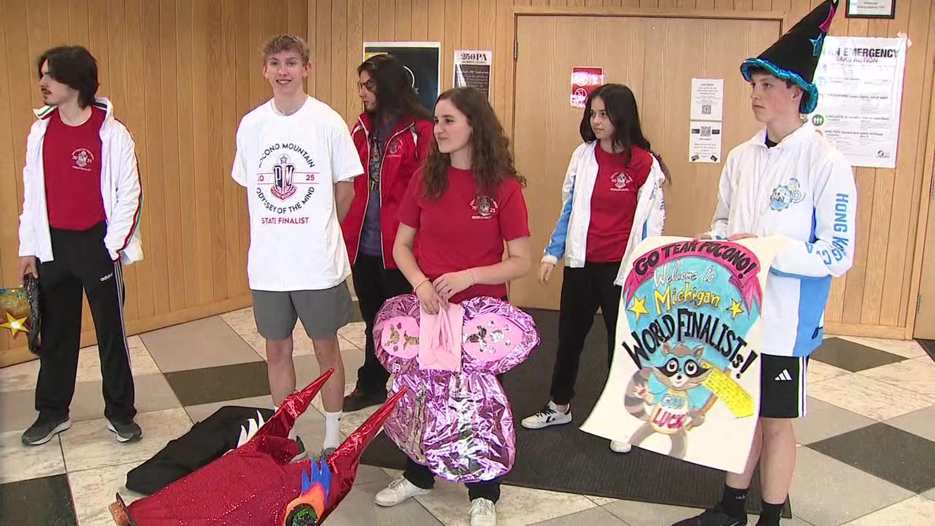 Pocono Mountain students soar with second place win at Odyssey of the Mind World | wnep.com