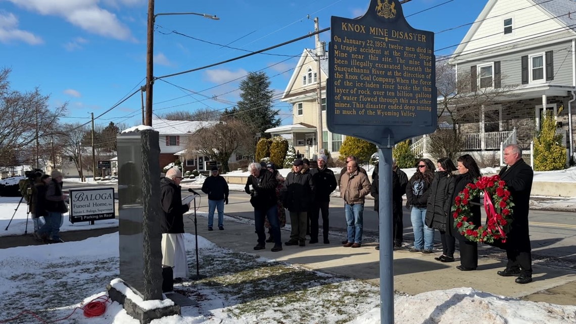 Remembering the 12 men from the Knox Mine disaster in Pittston | wnep.com