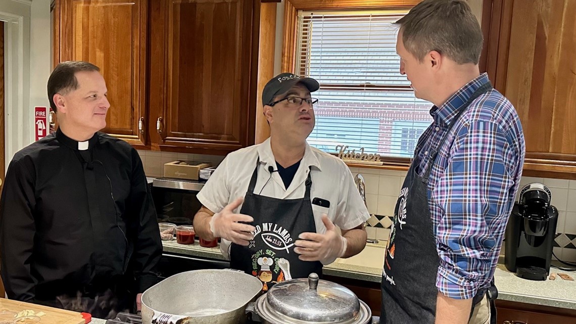 Priests in "friendly" competition to raise money for the hungry | wnep.com