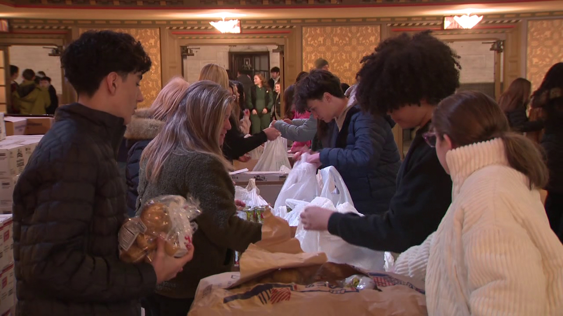 Family to Family food basket giveaway helps feed thousands of families ...