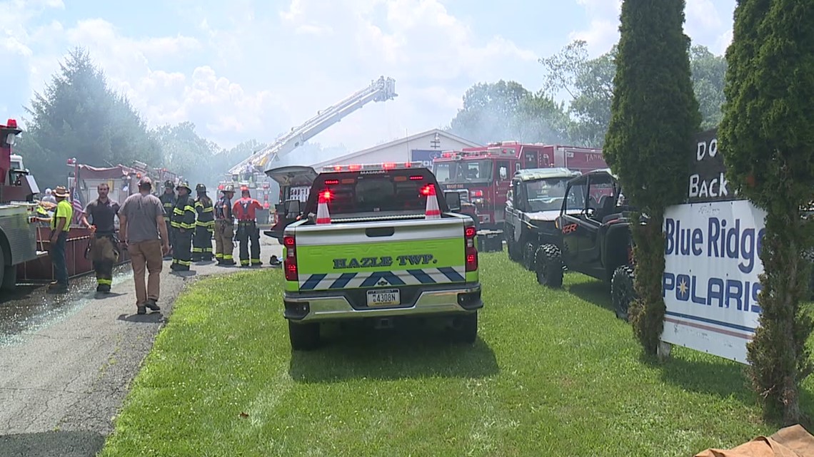 Polaris ATV damaged by fire in Luzerne County | wnep.com