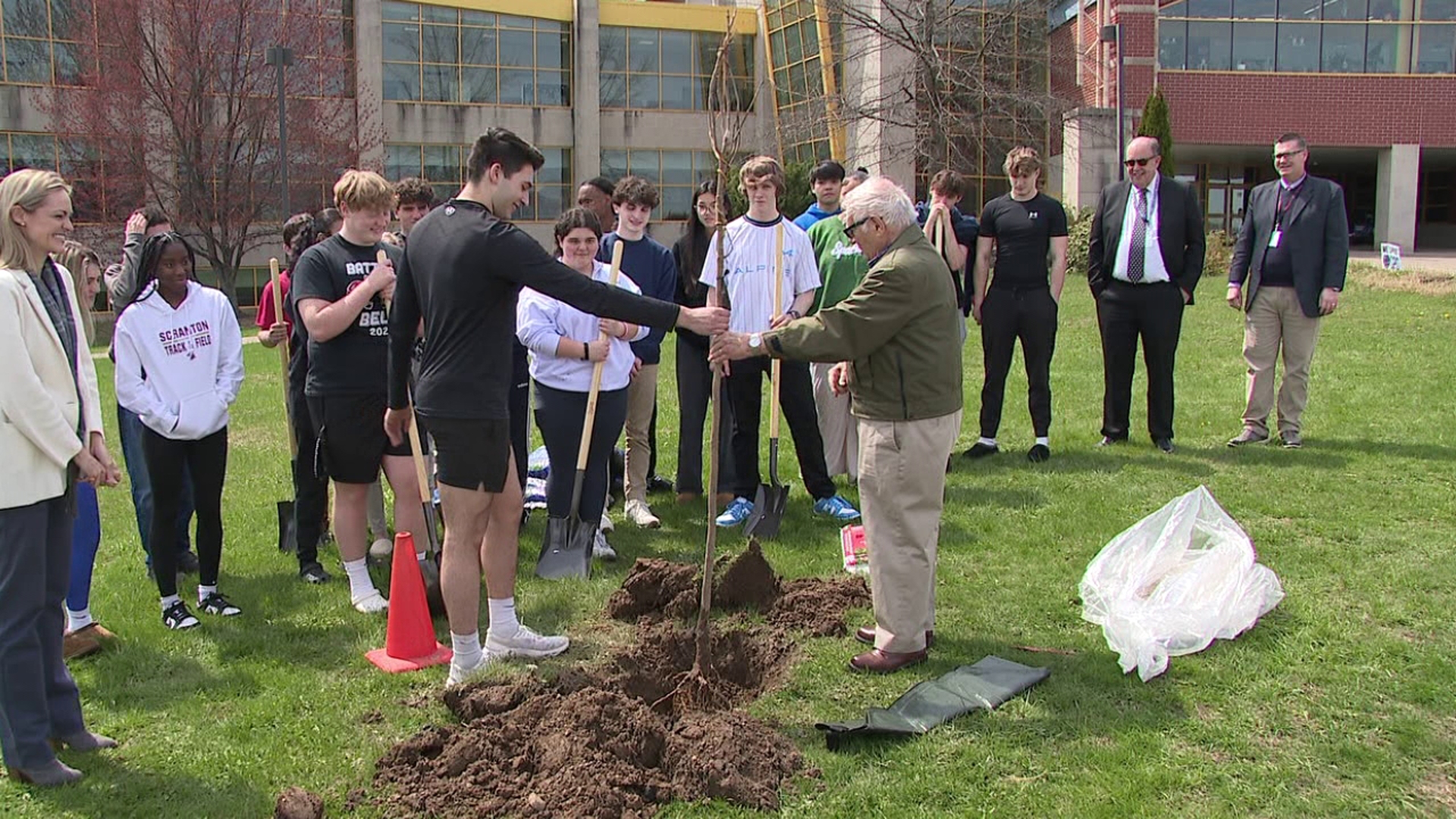 Scranton students boost green space with tree planting | wnep.com