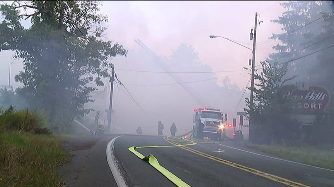 Concern in the Poconos as Former Resort Burns Again | wnep.com