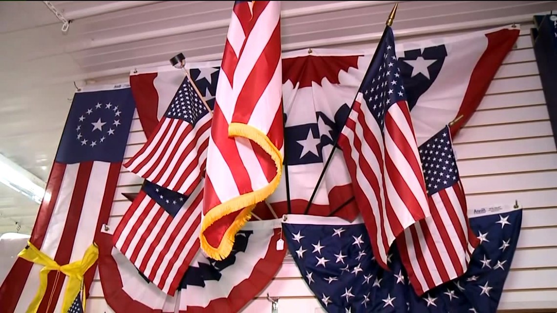 Flag Store in the Poconos Gets Patriotic on Flag Day | wnep.com