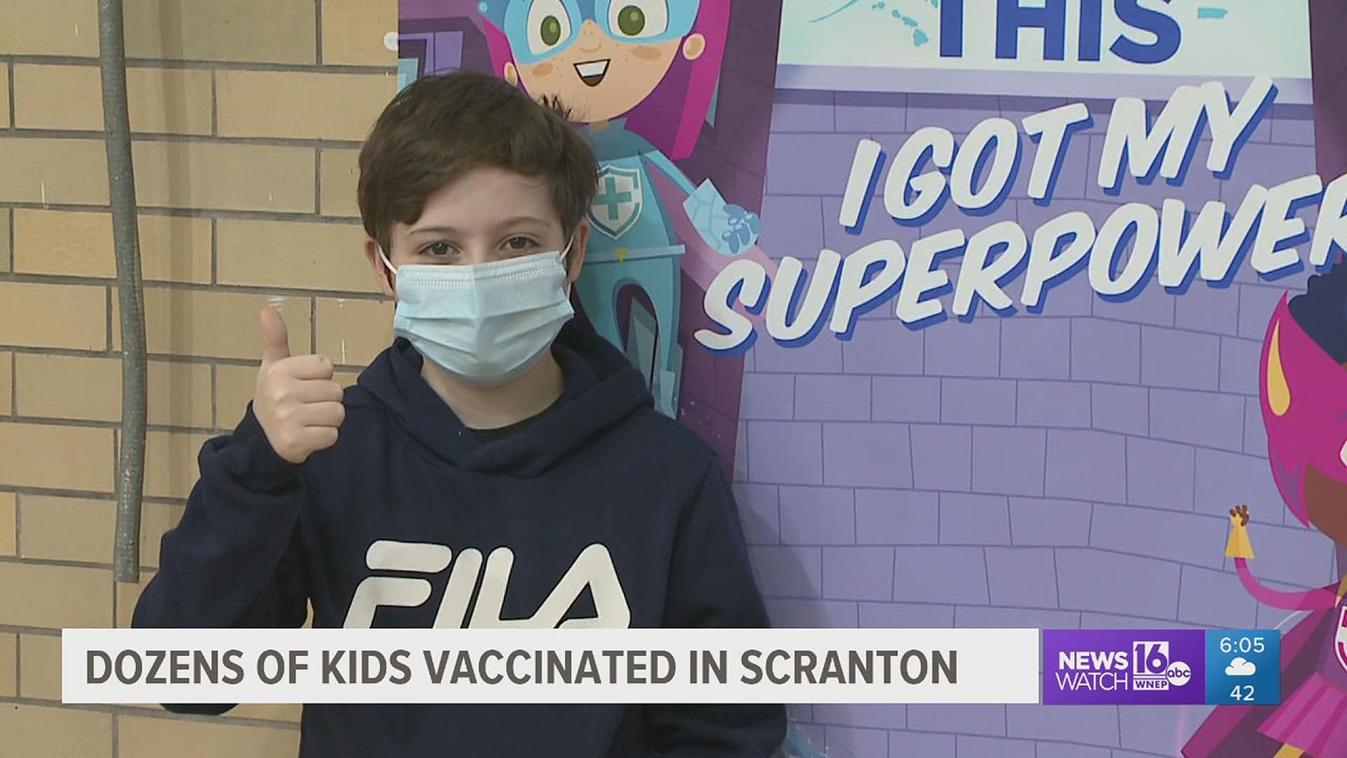 Dozens of kids vaccinated in Scranton | wnep.com