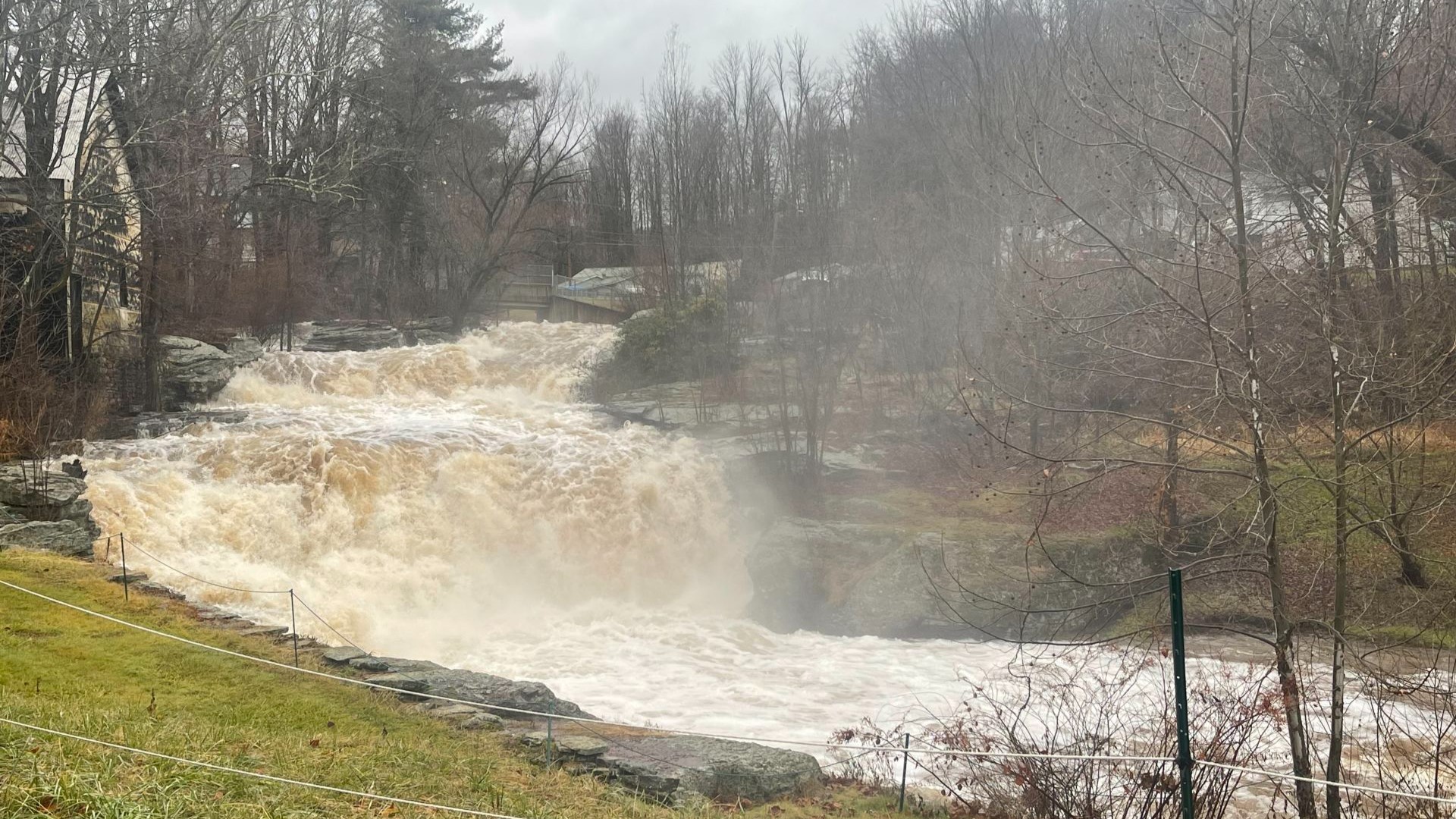 Video shows waterfall in Wayne County swell after flash flooding | wnep.com