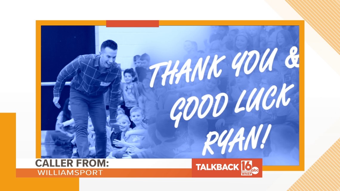 Talkback 16: Thank you and good luck Ryan Leckey! | wnep.com