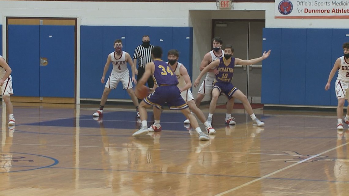 Scranton Prep Boy's Basketball Team With An Impressive Victory Over ...