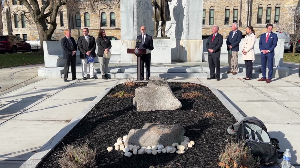 Gov. Wolf addressed COVID-19 surge during his visit to Scranton | fox43.com