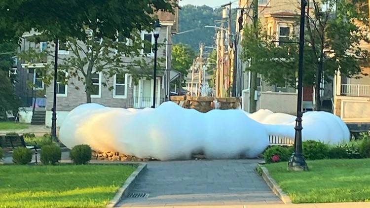Sudsy scene left by pranksters in Carbon County | wnep.com