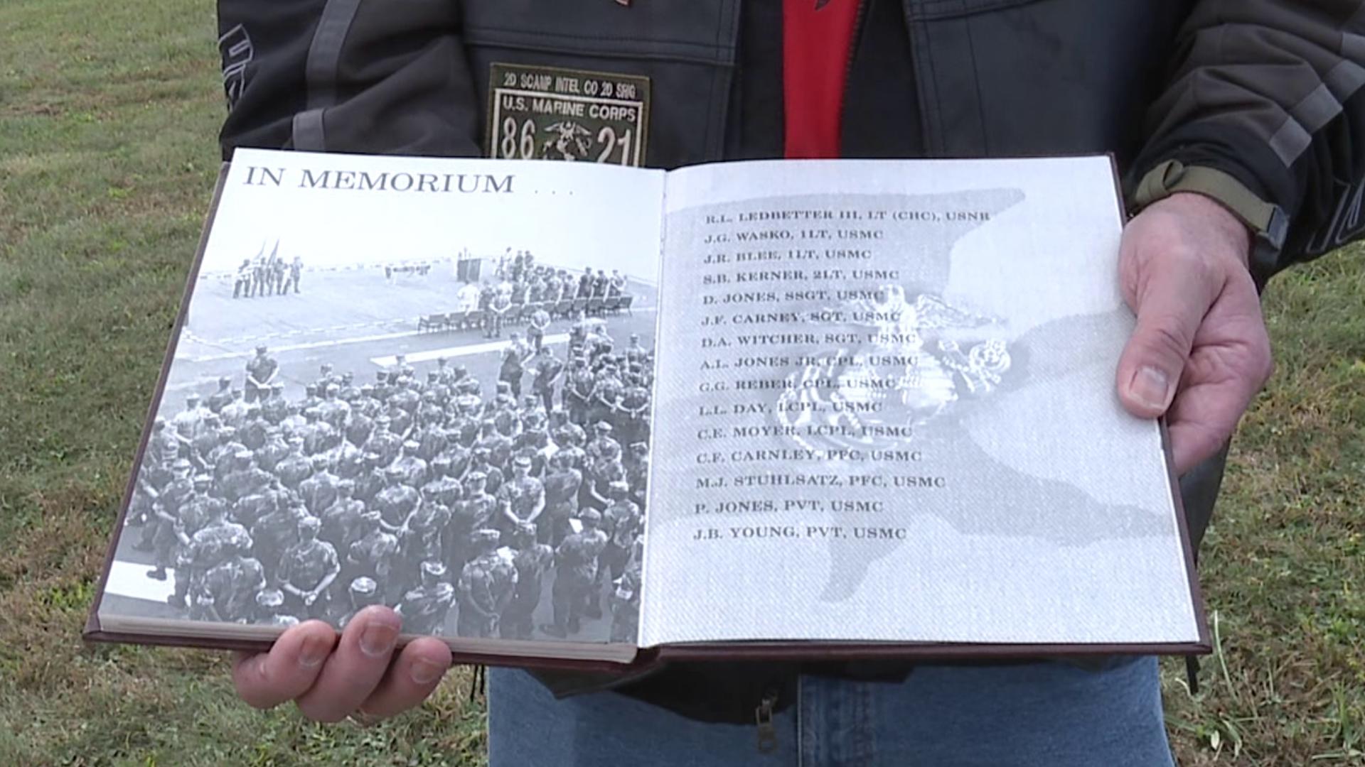 Ceremony honors 15 Marines lost in 1985 helicopter crash | wnep.com
