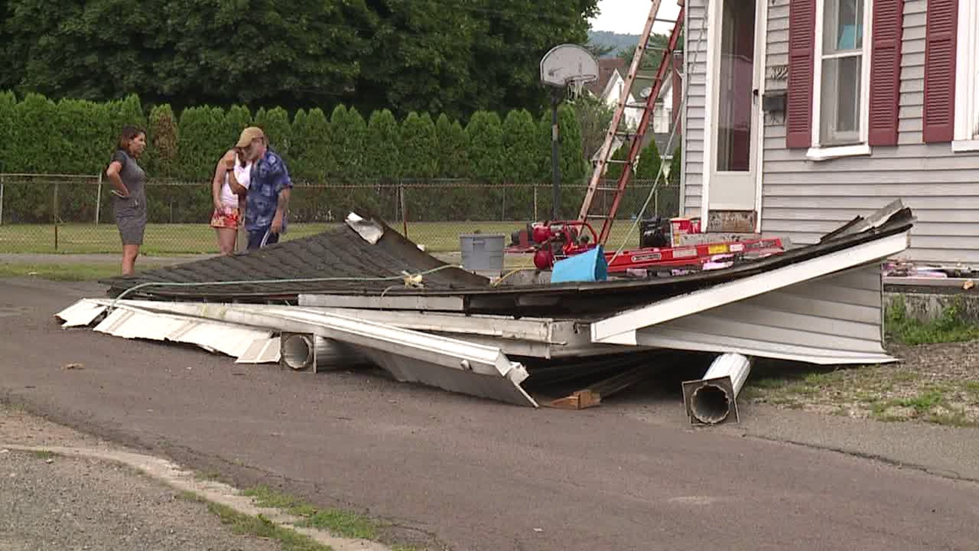 Roofer Injured in Porch Roof Collapse | wnep.com