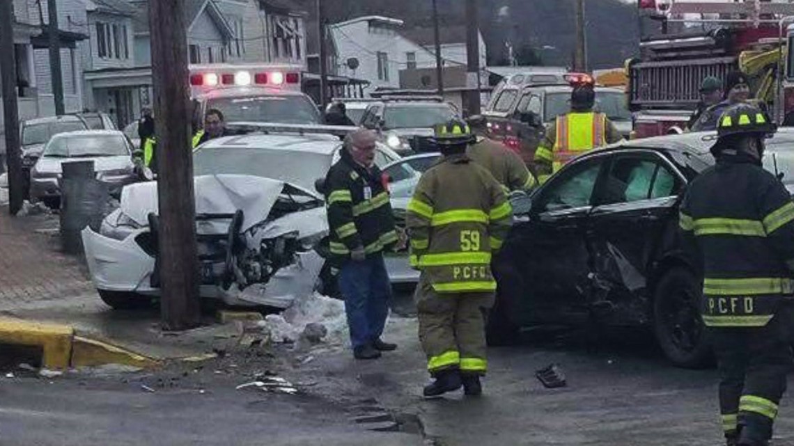 Two Police Cars Crash After Chase In Schuylkill County Wnep