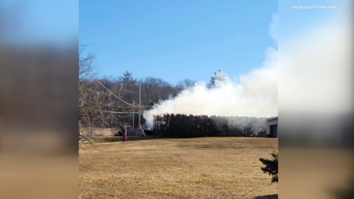 One flown to hospital after Union County fire | wnep.com