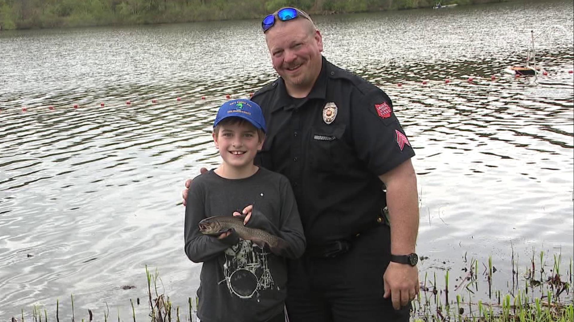 Community and law enforcement come together for Fishing Day in Luzerne ...