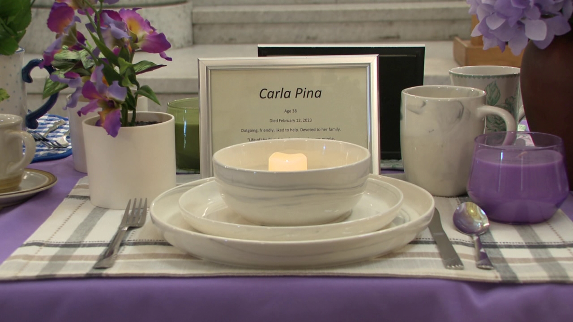 Luzerne County honors domestic violence victims with courthouse display ...