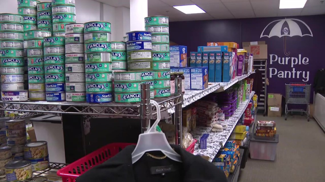 East Stroudsburg South High School Purple Pantry for hungry kids | wnep.com