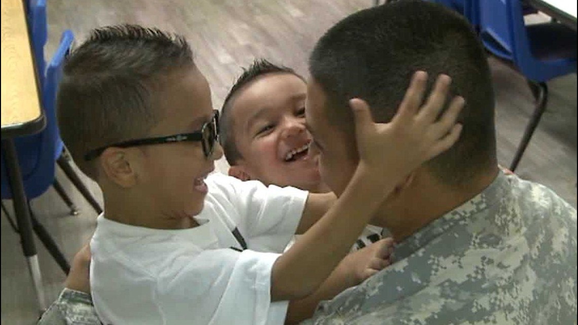 Soldier Surprises Sons at School | wnep.com