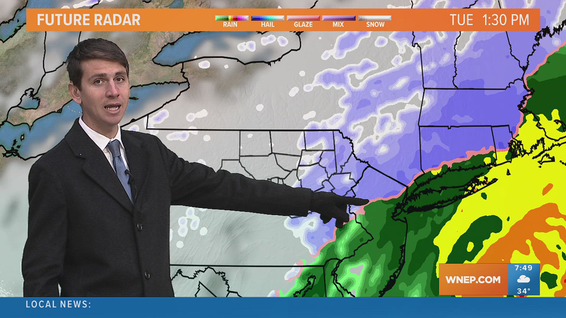 Sunday AM: Only a few flakes on Sunday, more snow likely Tuesday | wnep.com