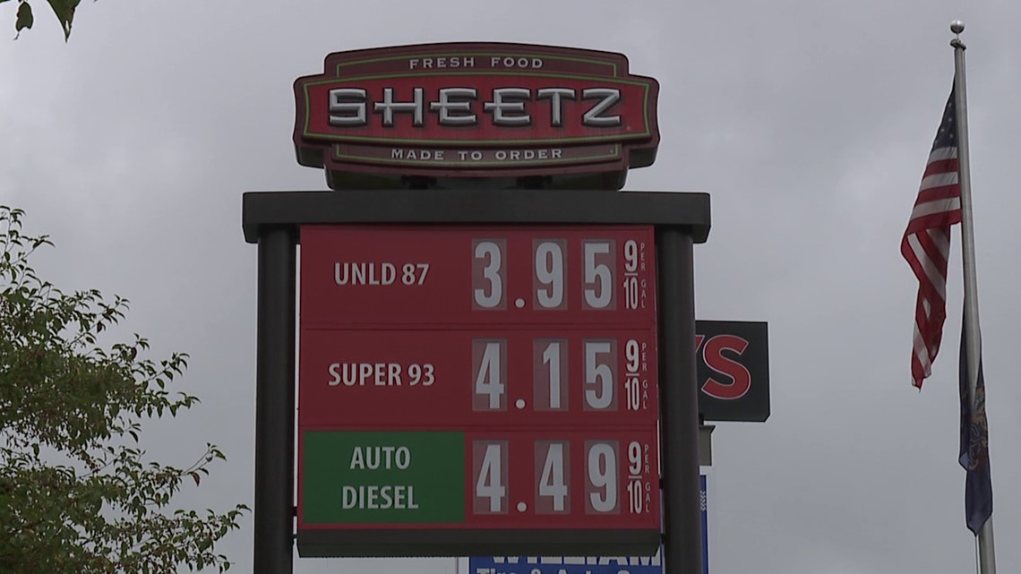 Sheetz dropping diesel prices to $4.49 | wnep.com