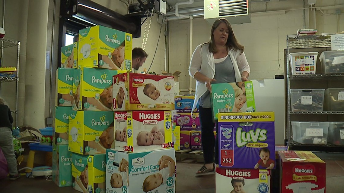 Diaper Delivery: 100,000 Donated to Baby Pantry | wnep.com