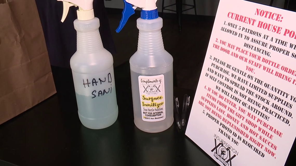 Distillery now making sanitizer | wnep.com