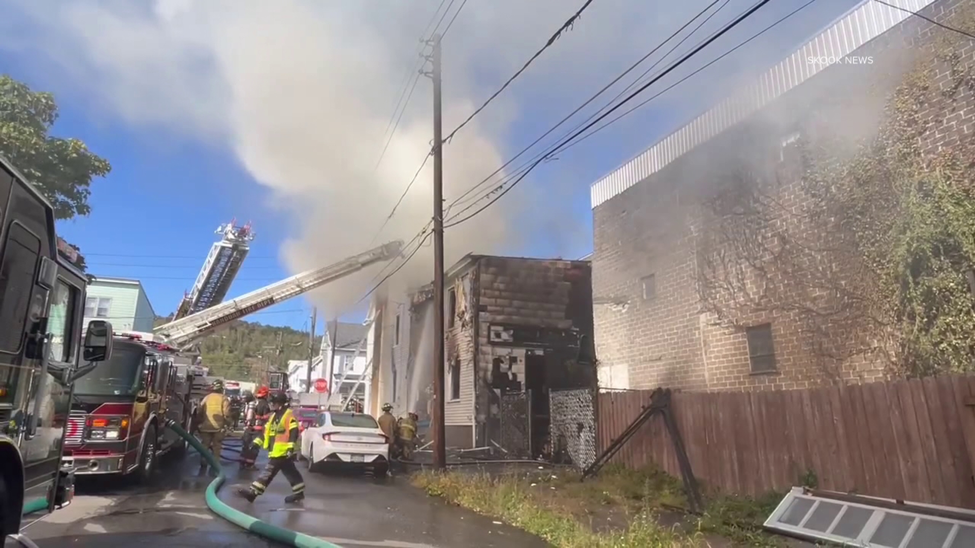 Crews battle fire in Schuylkill County | wnep.com