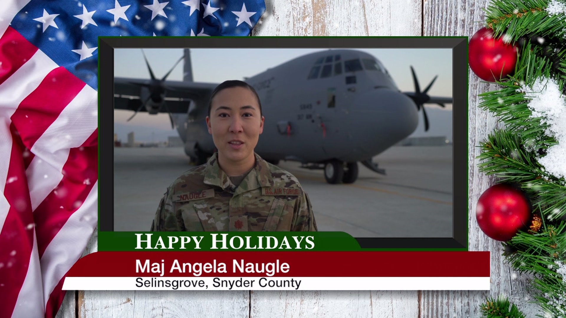 Military Greetings 2019: Maj Angela Naugle | wnep.com
