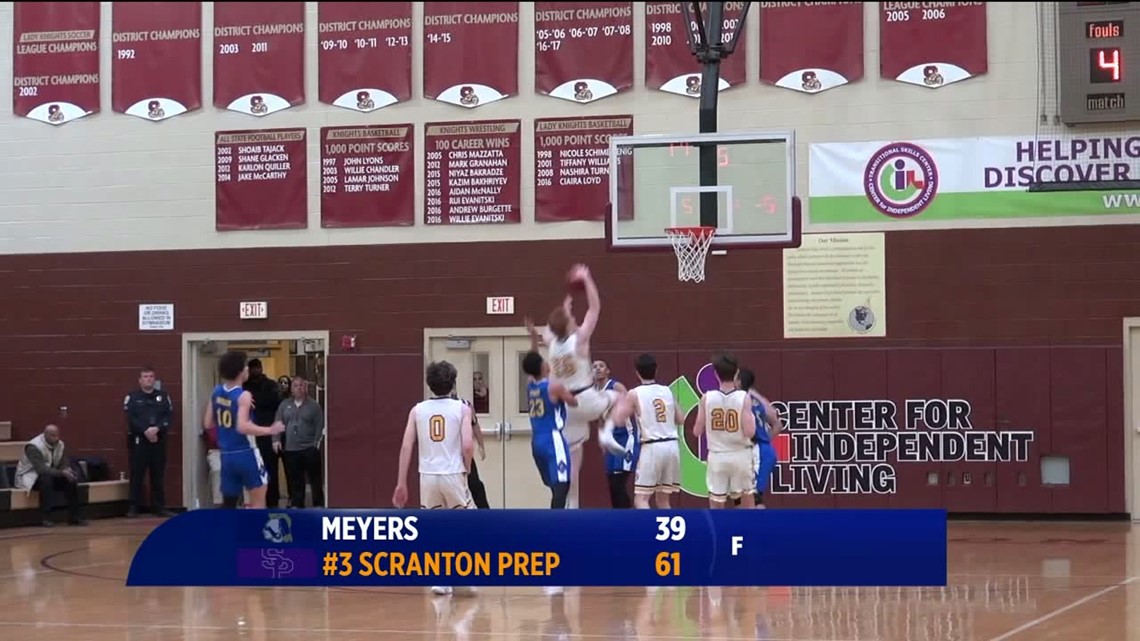 Scranton Prep vs Meyers boys basketball | wnep.com
