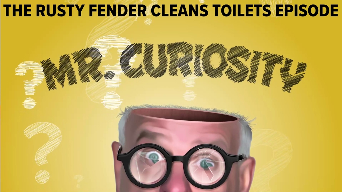 The Rusty Fender Cleans Toilets Episode | Mr. Curiosity Podcast | wnep.com