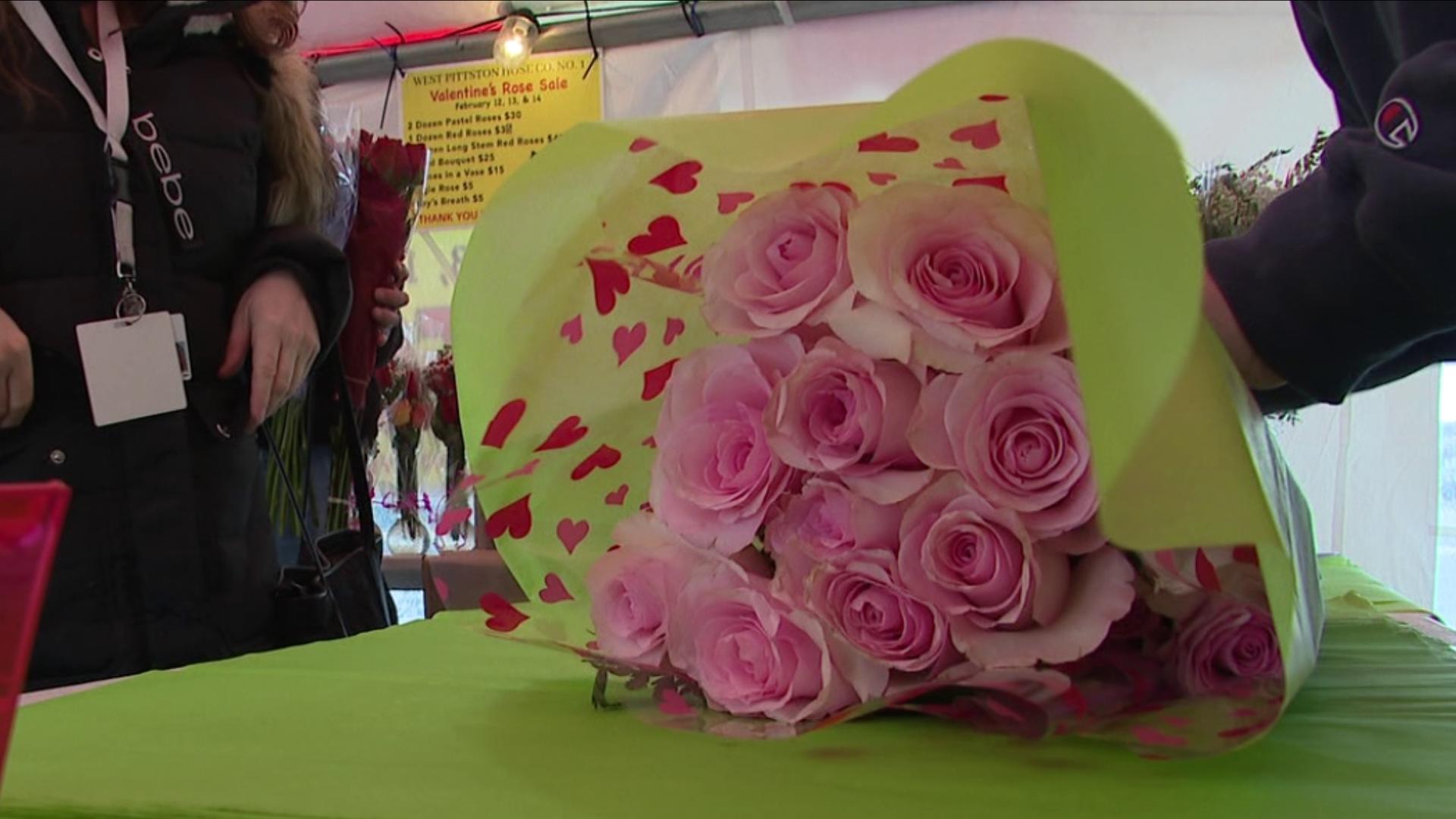 West Pittston firefighters ignite the love through Valentine's Day flower sale | wnep.com
